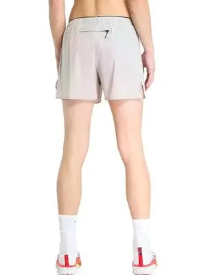 SOAR Logo-print Perforated Shorts - Grey