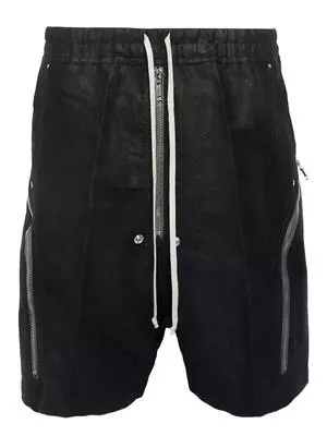 Rick Owens Heizer Zip-detail Shorts - Black