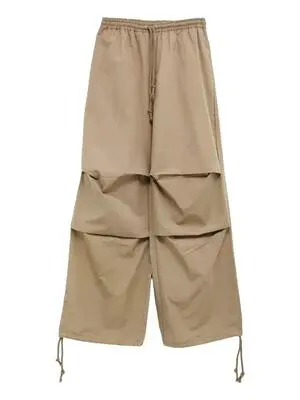 BASERANGE Uro Cut-out Drawstring Trousers - Neutrals