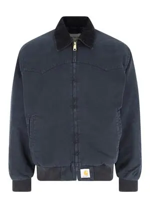 Carhartt Work In Progress Denim "og Santa Fe" Jacket - Black