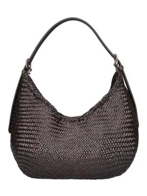 Dragon Diffusion Shoulder Bag "luna Mezza - Brown