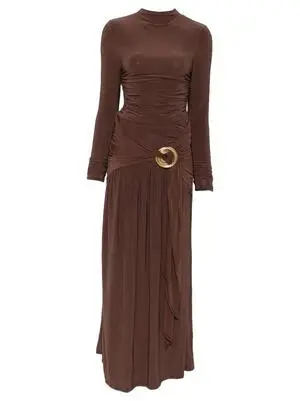 Aje Selah Jersey Maxi Dress - Brown