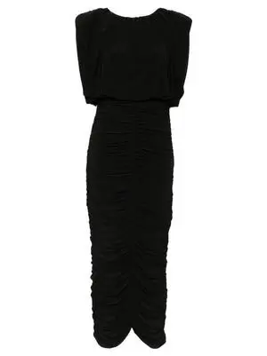 Aje Lunaria Jersey Midi Dress - Black