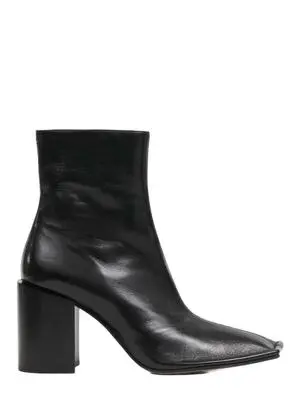MAISON MARGIELA Square-toe Ankle Boots - Black