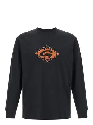 Gramicci Flames' T-shirt - Black