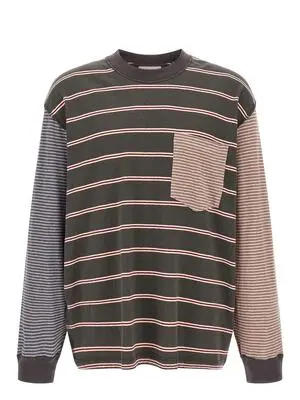 SONG FOR THE MUTE Stripes Rugby Shirt Multi