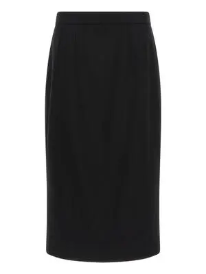DOLCE & GABBANA Stretch Wool Skirt