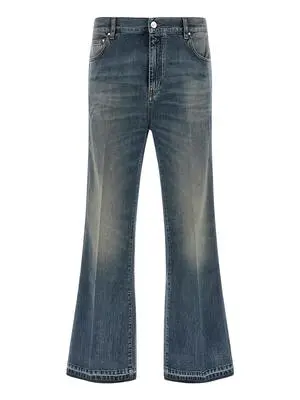 Amiri Flared Leg Jeans - Blue