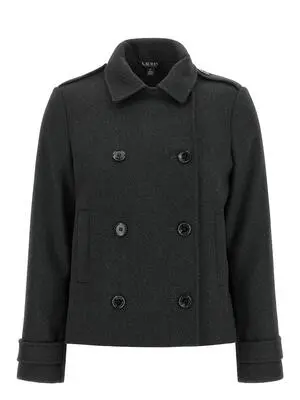 Ralph Lauren Double-breasted Coat - Gray