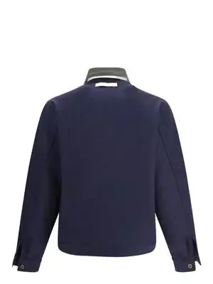 GR10K Button-up Shirt Jacket - Blue