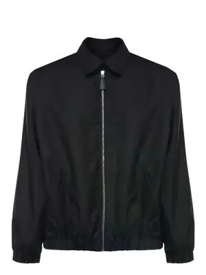 GIULIANO GALIANO Asher Elasticated-trim Zip-up Jacket - Black