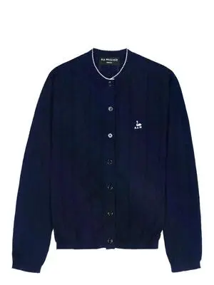 B.B. WALACE Prince Embroidered Cardigan - Blue