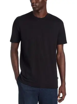 BOSS Thompson Cotton Regular Crewneck T-shirt - Black