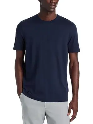 BOSS Thompson Cotton Regular Crewneck T-shirt - Dark Blue