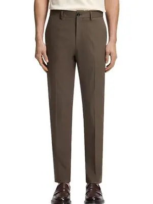 BOSS L-kaiton Slim Fit Cotton Blend Pants - Medium Brown