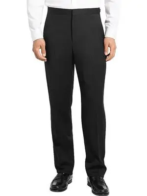 Theory Wool Tuxedo Trousers - Black