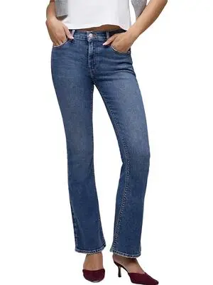 Hudson Jeans Nico Barefoot Mid Rise Bootcut Jeans - Wizard