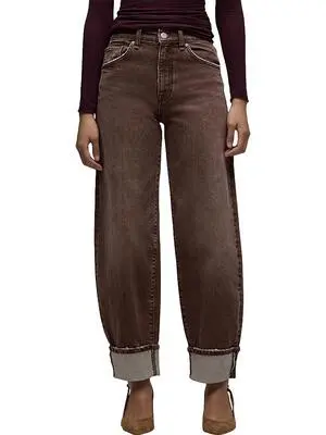 Hudson Jeans Aria High Rise Soft Curve Jeans - Walnut