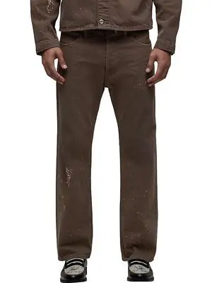 Hudson Jeans Rylan Cotton Splatter Relaxed Straight Fit 30 Jeans - Crestview