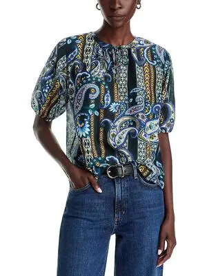 Johnny Was Margot Short Sleeve Blouse - Montecito
