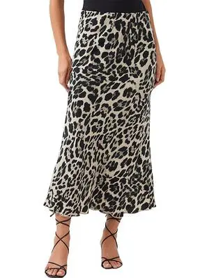KAREN KANE Petite Printed Bias Cut Midi Skirt