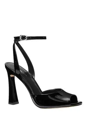 Michael Kors Rosie High Leather Sandals - Black