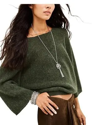 Ba&sh Isaac Reversible Cardigan Sweater - Khaki