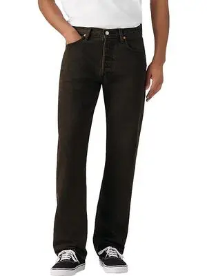 LEVI'S 501 Cotton Original Fit 32 Jeans In Cali Chocolate Cali Chocolate