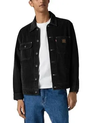 LEVI'S Sunrise Cotton Pocket Corduroy Trucker Jacket - Perfect Storm