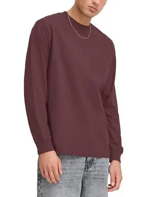 SOLID Cotton Heavy Knit Sweater - Fudge
