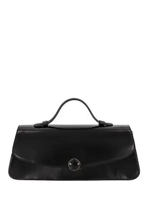 Vince Flora East/west Leather Top Handle Bag - Black