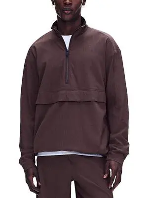 On Courtside Half Zip Eaze Sweatshirt - Mulberry