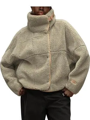UGG Raynie Relaxed Sherpa Fleece Jacket - Vinito