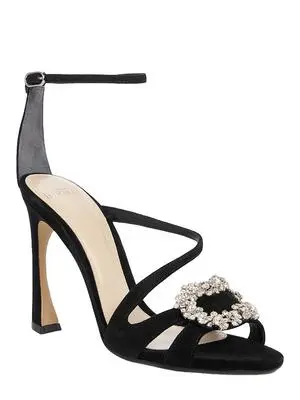 ALEXANDRE BIRMAN Nola Embellished Strappy Sandals - Black