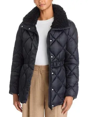 SAVE THE DUCK Mandoline Quilted Coat - Black