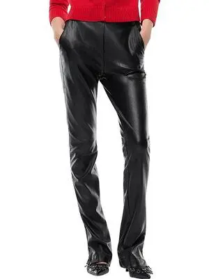 Pinko Pereschia Coated Trousers - Black