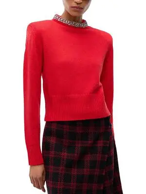 Pinko Berlino Crewneck Sweater - Red