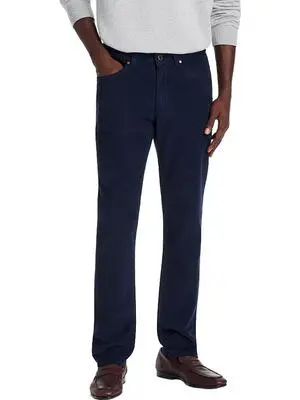 Boglioli Finewale Stretch Corduroy Five Pocket Pants - Navy