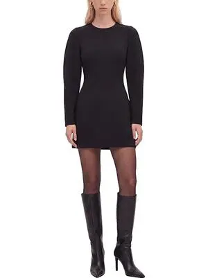 NOCTURNE Balloon Sleeve Structured Mini Dress