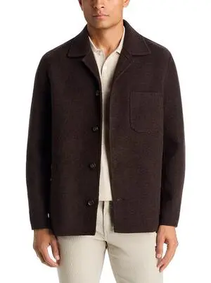 Eleventy Wool Chore Jacket - Brown
