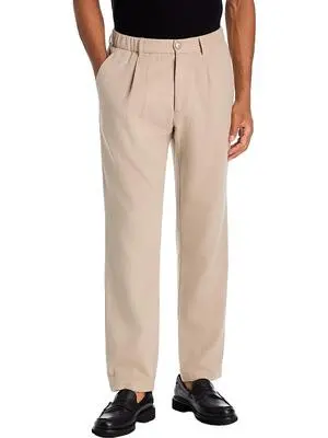 Herno Melange Pleated Pants - Champagne