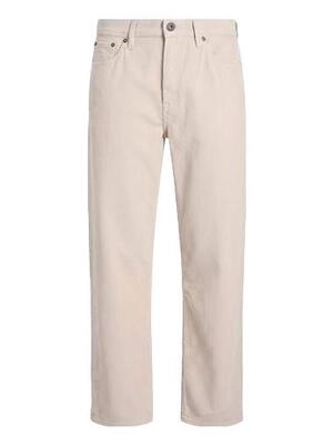 JACK & JONES Man Pants Beige Size 34w-32l Organic Cotton
