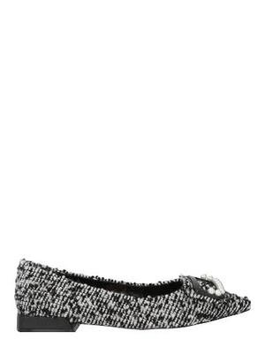 TOSCA BLU Ballet Flats Size Textile Fibers - White