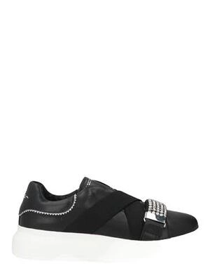 TOSCA BLU Sneakers Size Leather, Textile Fibers - Black