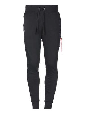 ALPHA INDUSTRIES Man Pants Black Size L Cotton, Polyester