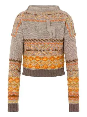 MOSCHINO Fair Isle Intarsia Sweater