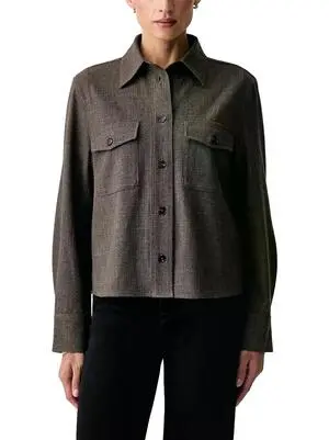 Marc O'polo Check-pattern Button-up Shirt - Brown