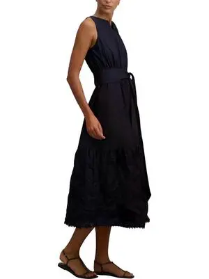 EVER NEW Evie Embroidered Midi Dress