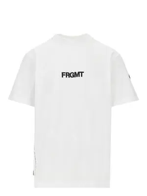MONCLER X FRAGMENT Hirohi Fujiwara Print T-hirt - White