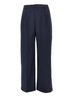 THESTROY Twill Pants With Darts - Blue
